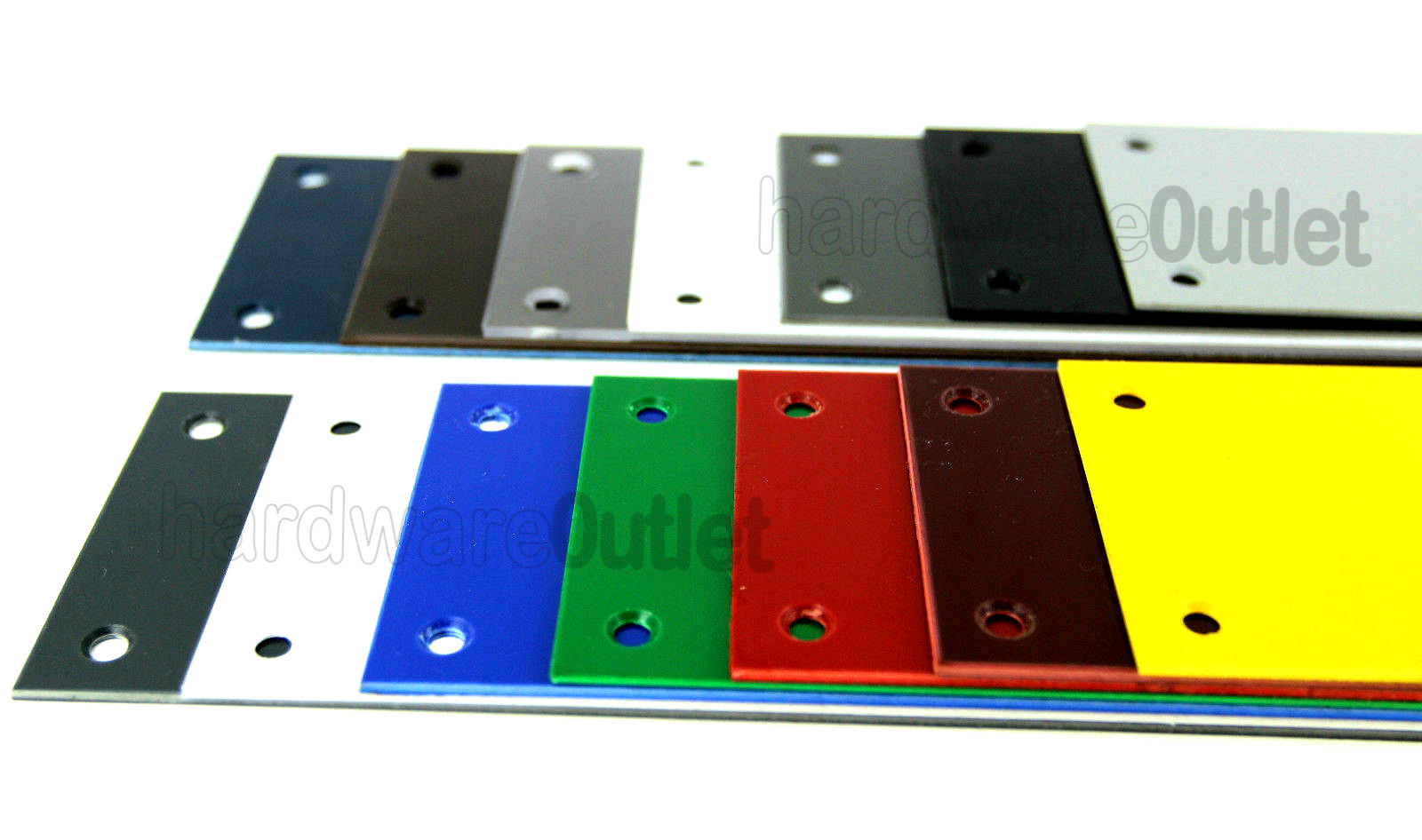 Qty 1 Door FINGER PLATE Push 11 Colours available Size 300 x 75mm ...