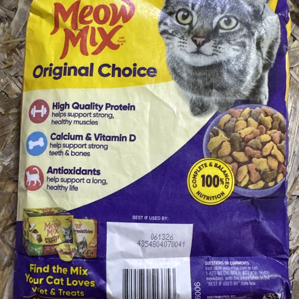 Meow Mix Original Choice Dry Cat Food, 30 Pound Bag | eBay