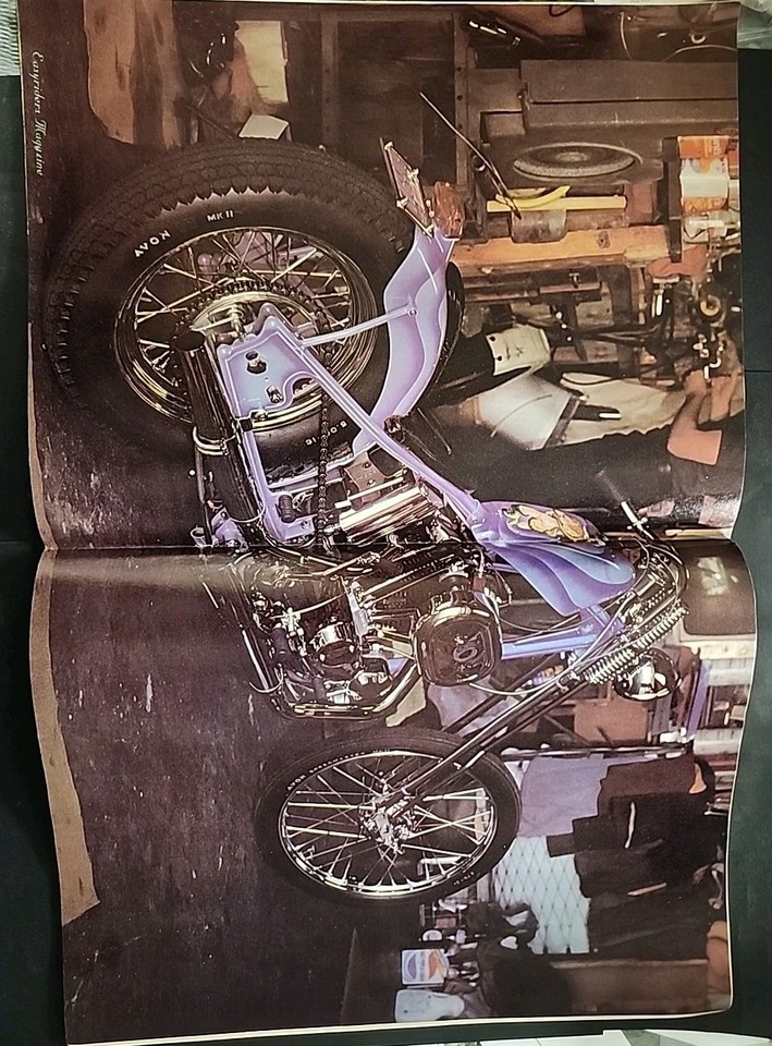 Easyriders July 1974 Vintage Motorcycle Magazine David Mann Centerfold ...