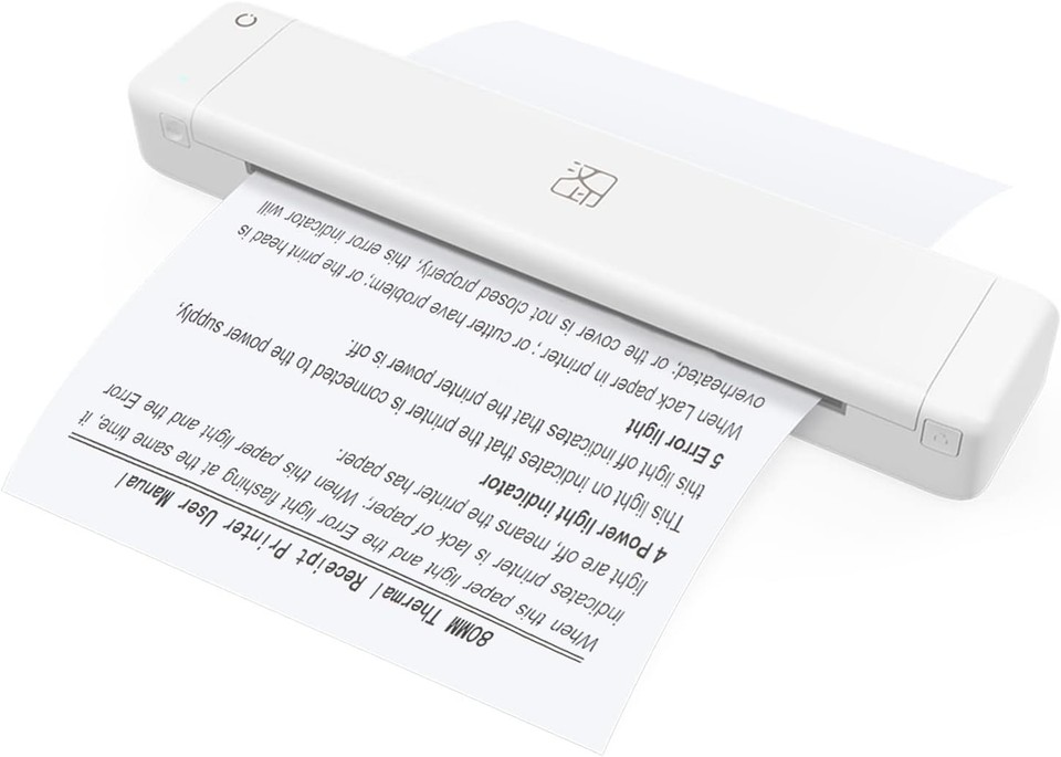 HPRT Portable Wireless A4 Mobile Thermal Printer Bluetooth Small for ...