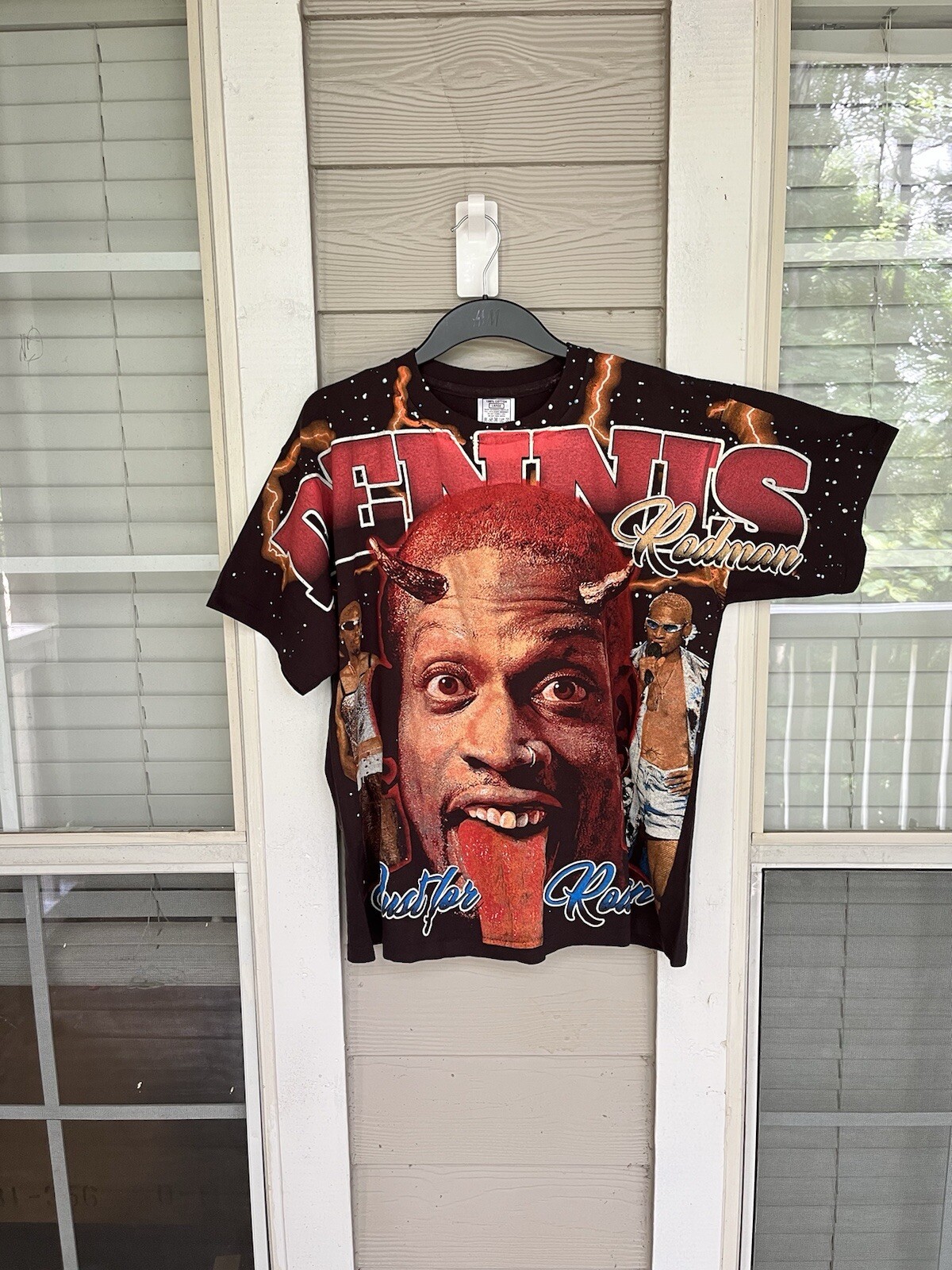 Vintage Dennis Rodman Single Stitch All Over Print Te… - Gem