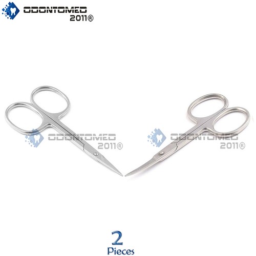 2 Finger Toe Nail Scissors Cuticle Clipper Curved-Straight Fine Arrow ...