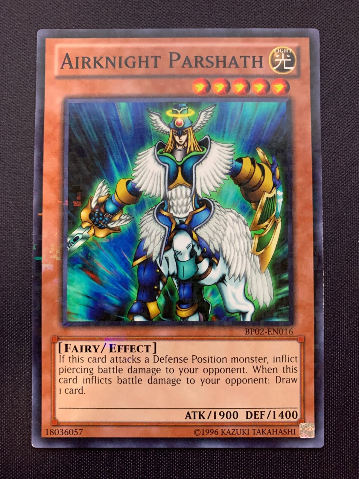 YuGiOh! Airknight Parshath - BP02-EN016 - Mosaic Rare - Unlimited ...