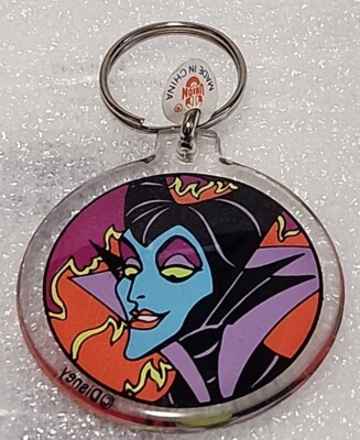 Vintage 1980s Disneyland Villains Shop Maleficent And Dragon Keychain ...