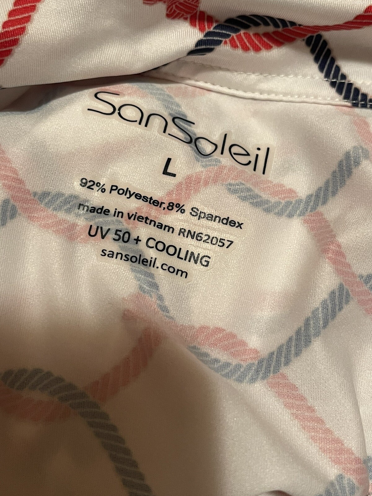 San Soleil UV 50+ Cooling Multi Knotty Long Sleeve 1/… - Gem