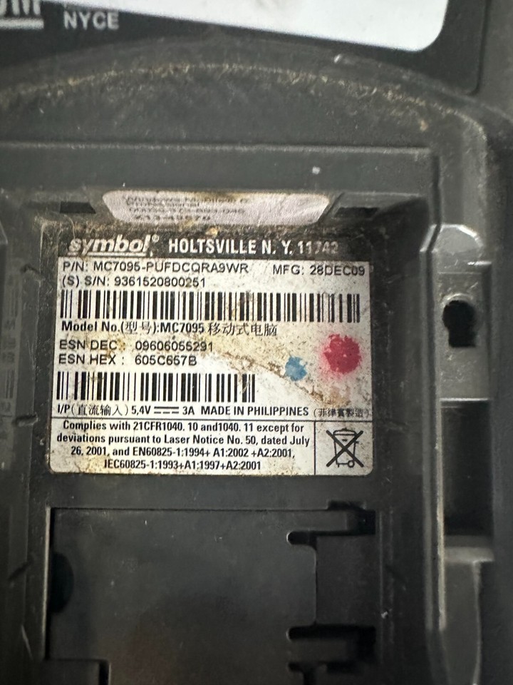 Zebra Technologies MC55A0-P90SWRQA9WR Computer Barcode Scanner | eBay