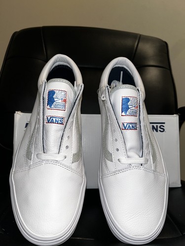 Size 10 - VANS USPS x Old Skool Denim White | eBay