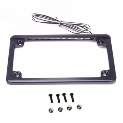 Black LED License Plate Frame | eBay