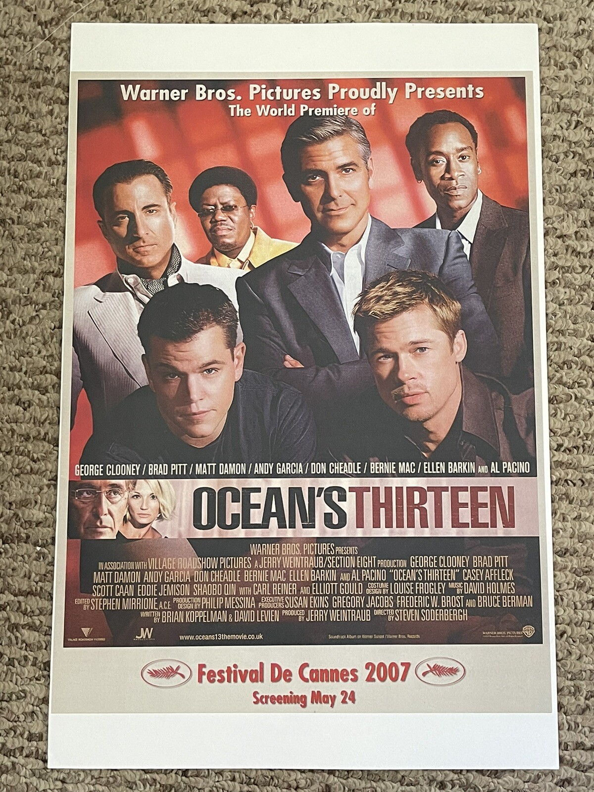 Oceans Thirteen Poster