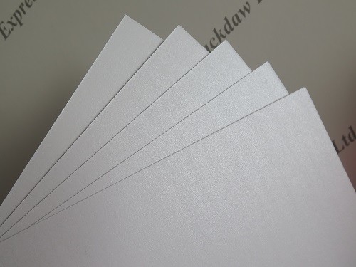 Ultra Thick White Pearlescent Card 2-Sided 700gsm Choose A5 or A6 ...