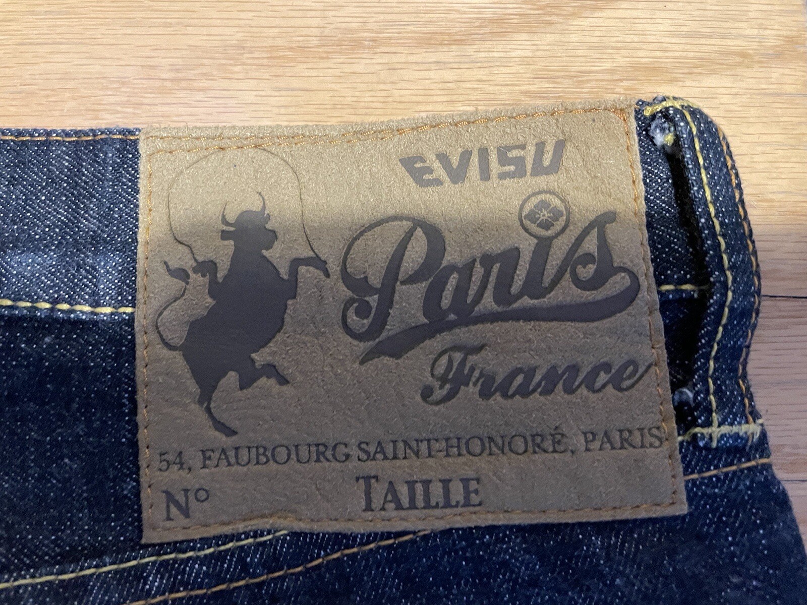 Very Rare Vintage Evisu Genes Paris Edition Denim Jea… - Gem