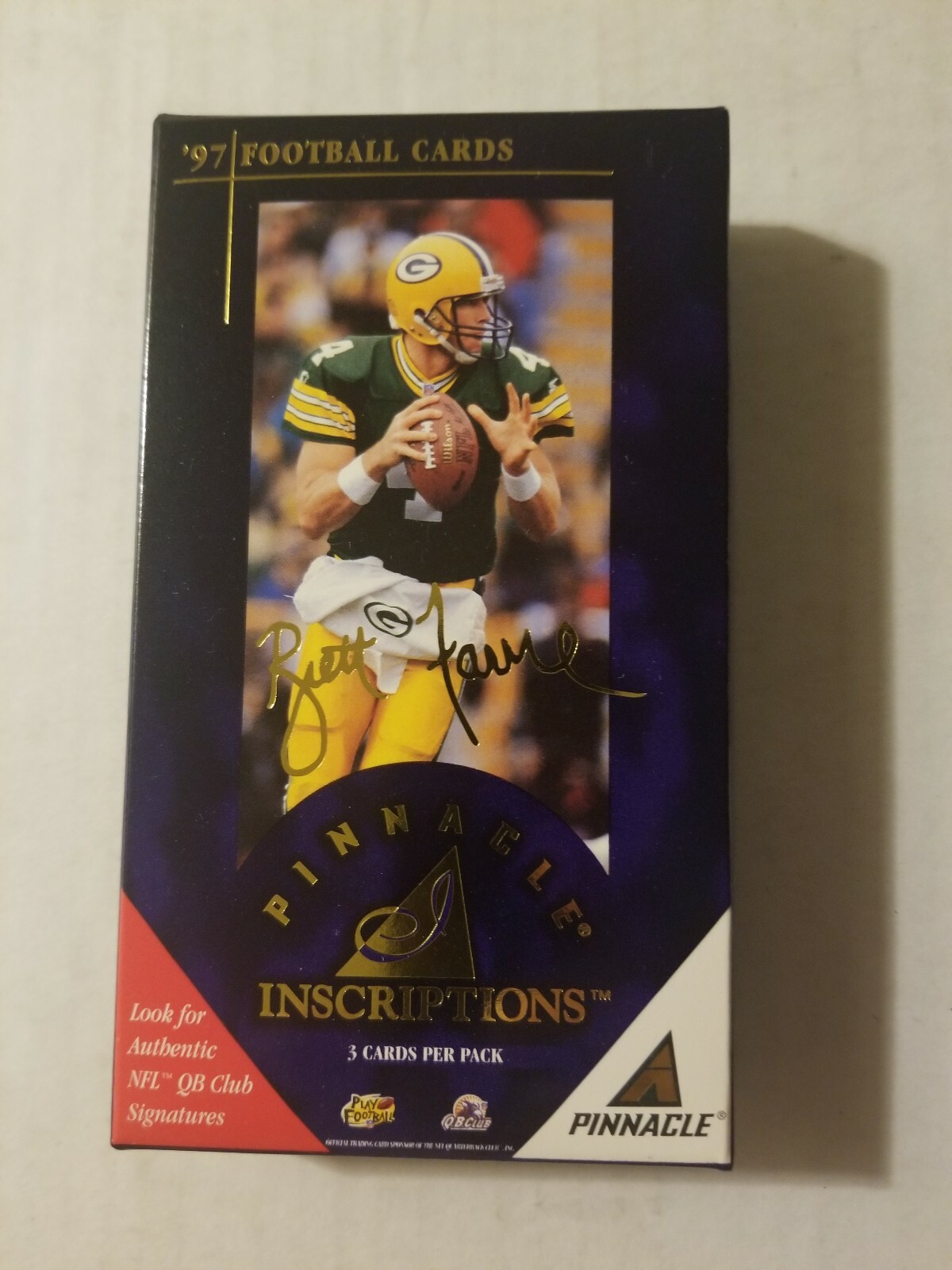 1997 BRETT FAVRE PINNACLE INSCRIPTIONS DISPLAY BOX | eBay