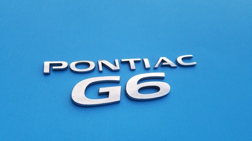 05 06 07 08 09 10 PONTIAC G6 REAR TRUNK LID EMBLEM LOGO BADGE SYMBOL ...