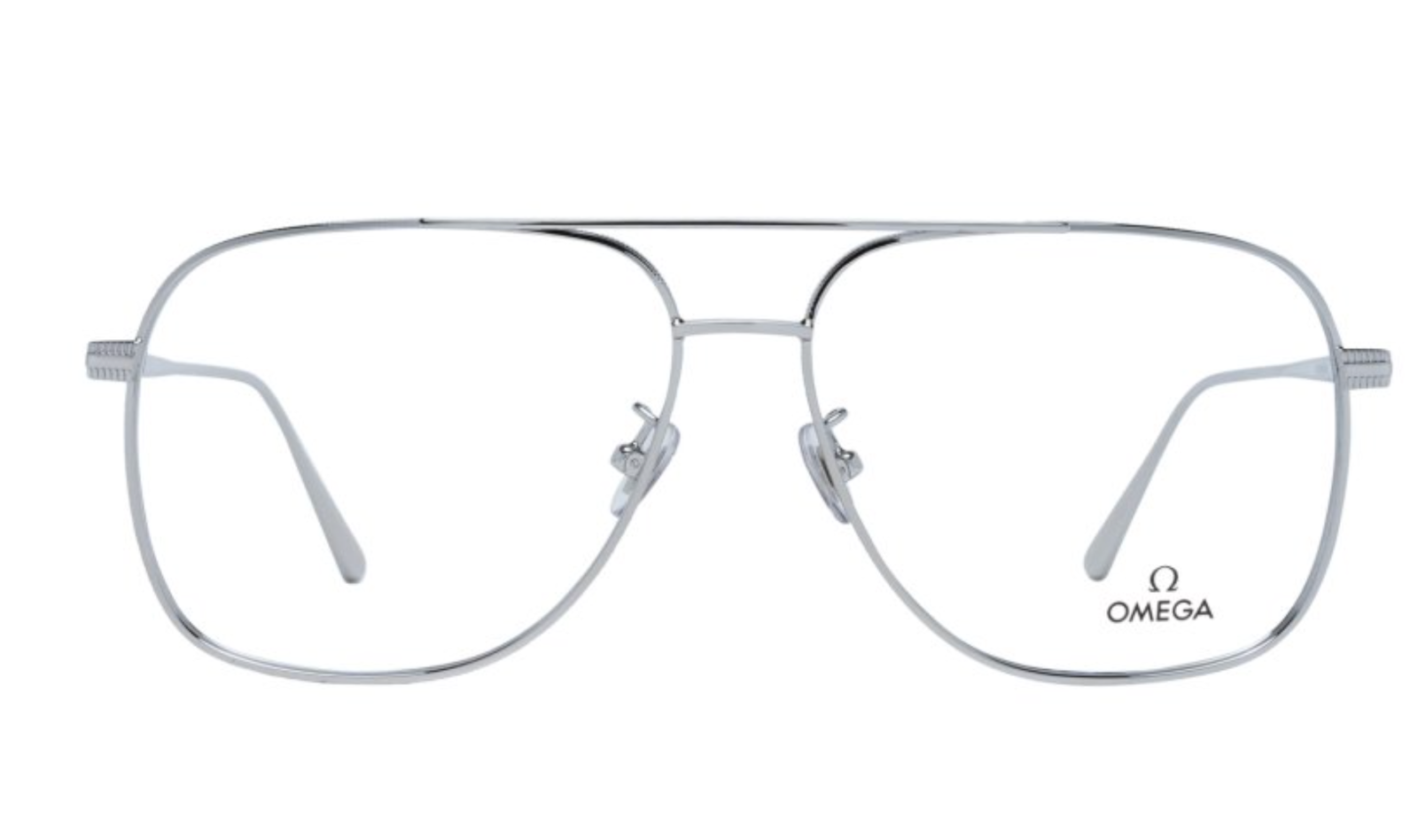 New OMEGA readers OM 5006-H 016 60-14 140 Silver Aviator Frames Reading ...