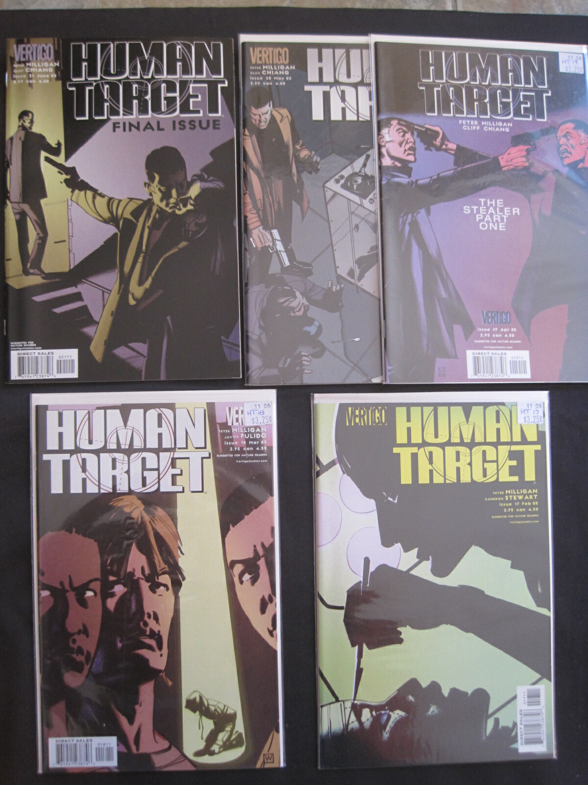 HUMAN TARGET : COMPLETE 21 ISSUE 2003 DC VERTIGO series by MILLIGAN ...
