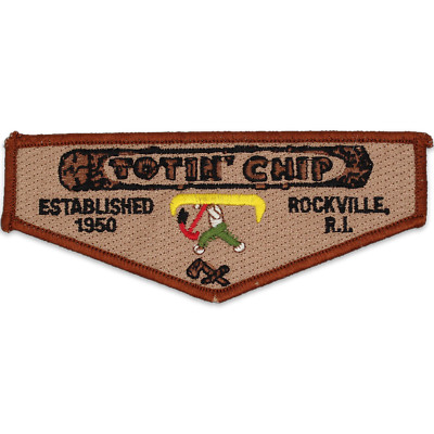 Totin' Chip Rockvill Rhode Island RI Lodge Flap Boy Scouts BSA Patch | eBay