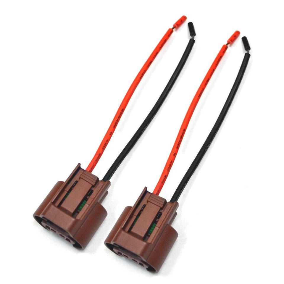 Wire Pigtail Female U 9006 HB4 Two Harness Fog Light Socket/ Connector ...