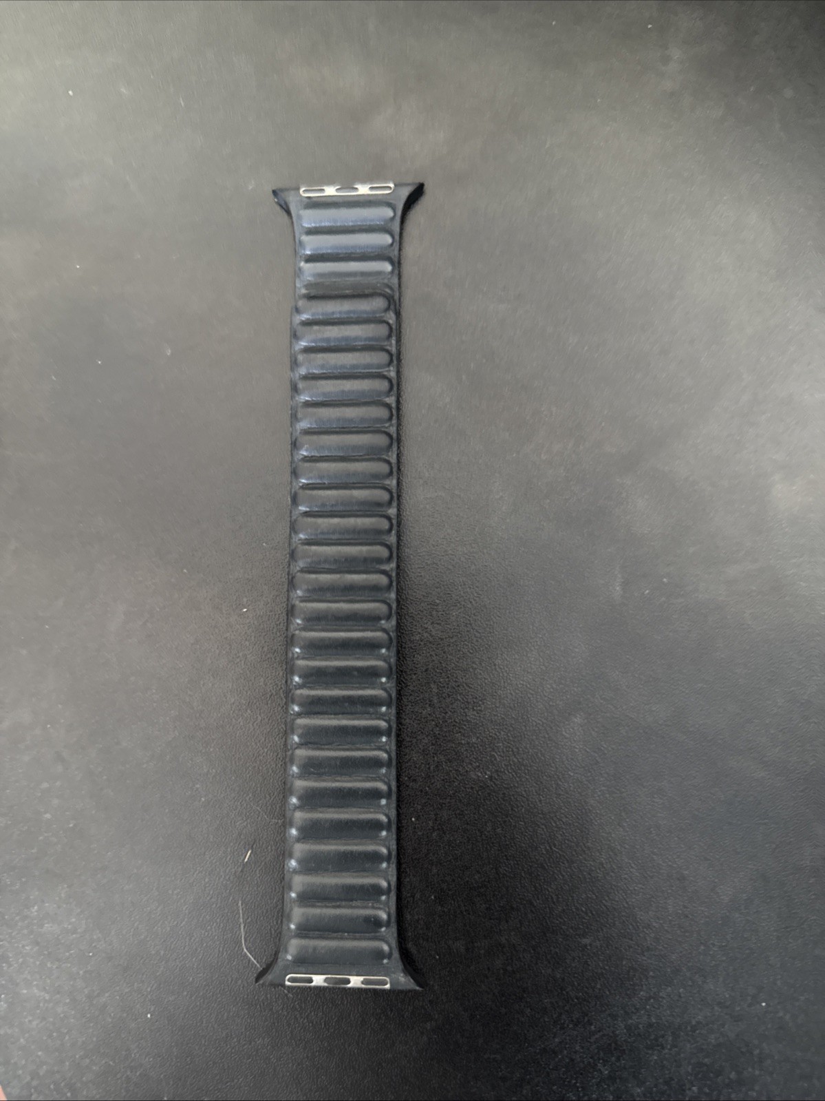 Apple Leather Link Band for Watch Series 8/SE (2022) - Ink, S/M (45mm ...