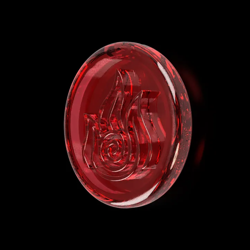 Fire nation necklace - cosplay fire avatar necklace pendant 3D Printed ...