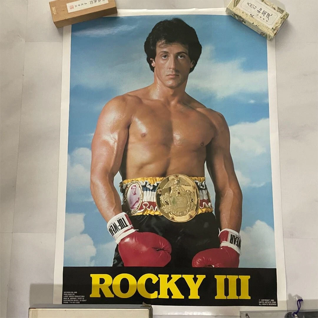 Sylvester Stallone Rocky 3 Poster