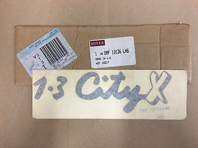 Classic Mini City 1.3X Decal - DAF10136LNS | eBay UK