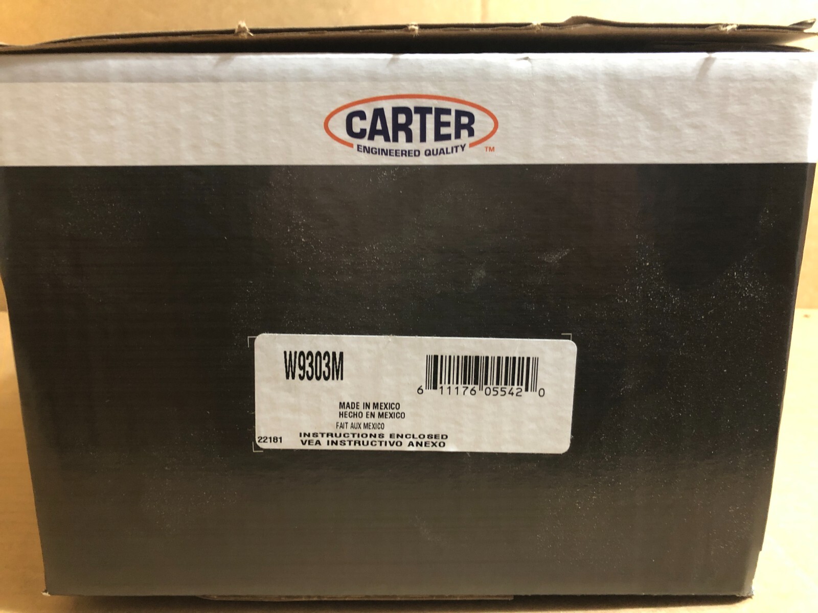 Carter Engineered Quality W9303M Carter Water Pumps ** | eBay