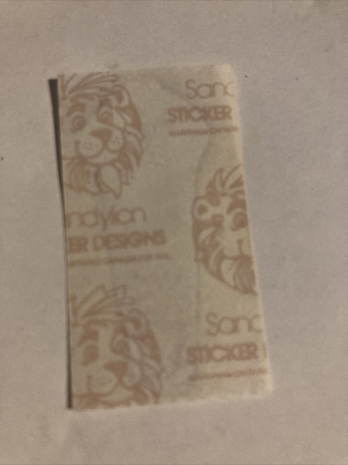 Vintage Sandylion Foil shiny Purple zip sticker | eBay
