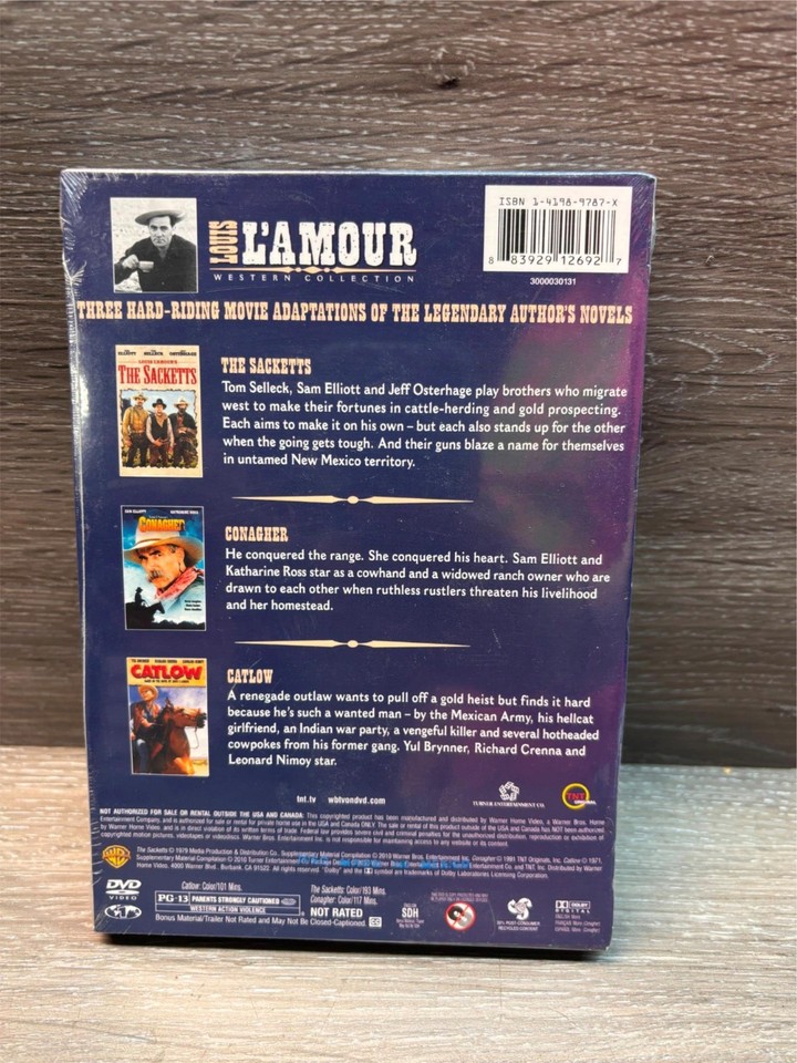 Louis L Amour Western Collection (The Sacketts, Catlow, Conagher) DVD ...