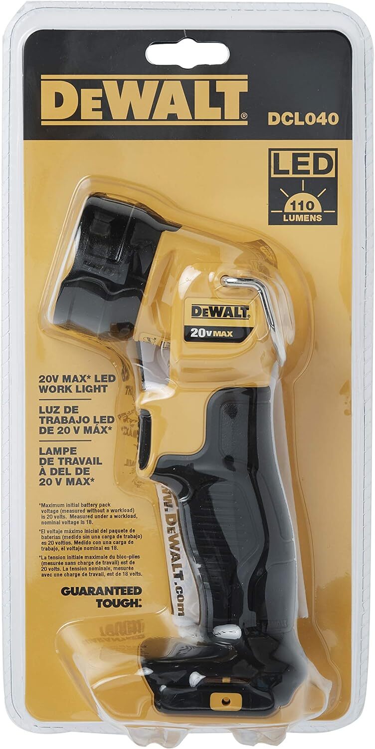 DEWALT 20V MAX* LED Work Light / Flashlight (DCL040) | eBay