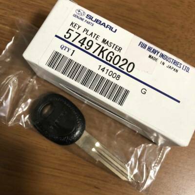 Genuine Subaru Impreza Legacy SVX Key Plate Blank Master 57497KG020 F/S ...