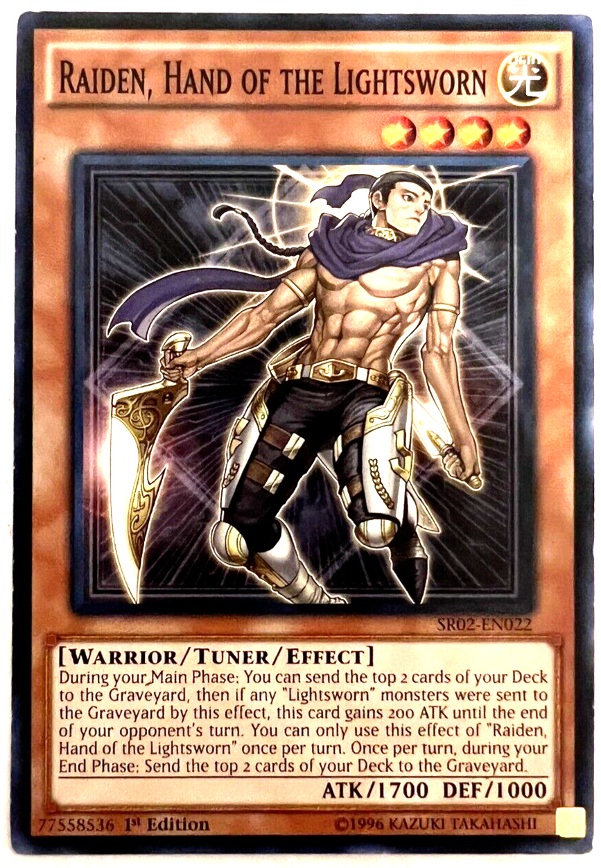 Yu-Gi-Oh! TCG - Raiden, Hand of the Lightsworn - Common | eBay