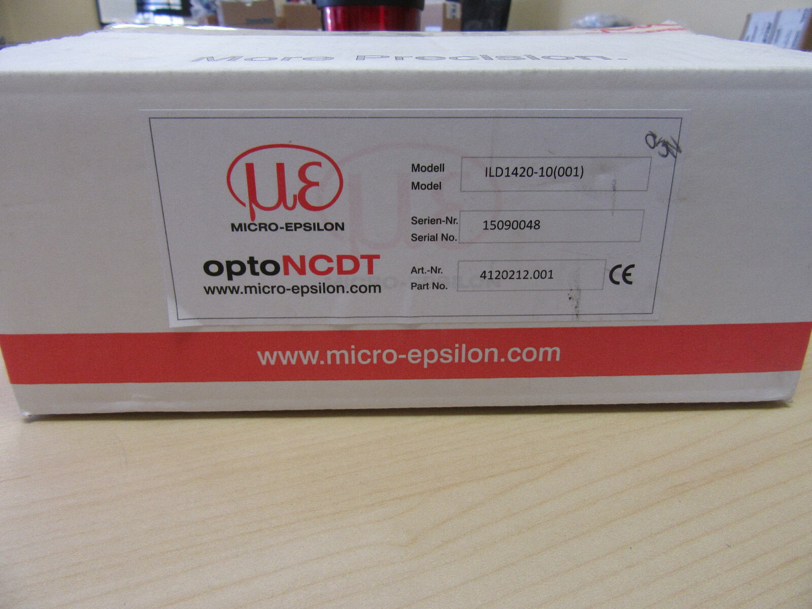 Micro-Epsilon P/N ILD1420-10 0ptoNCDT Laser Triagulation Displacement ...