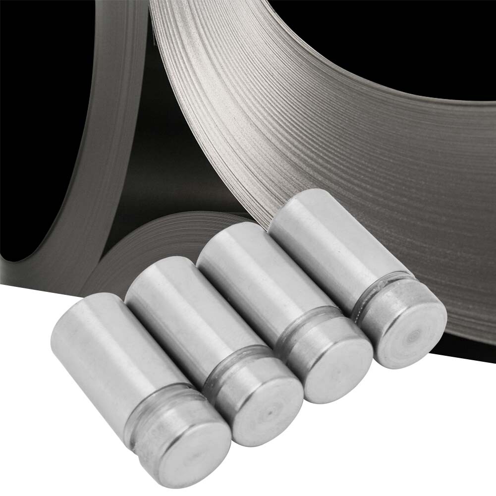 4pcs Stainless Steel Glass Standoff Bolts Nail Fixing Pin Mounts ...