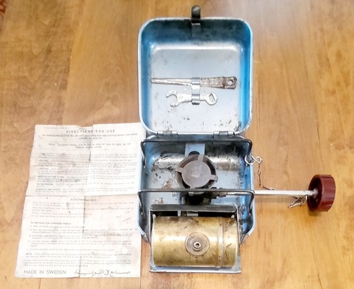 Vintage Optimus 8R Camp Pack Stove Made In Sweden | eBay
