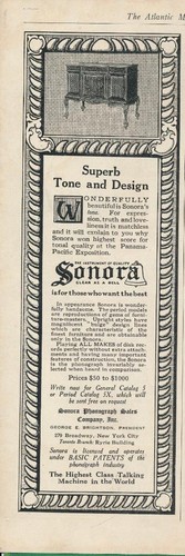 Magazine Ad - 1919 - Sonora Phonographs - New York - (#2) | eBay