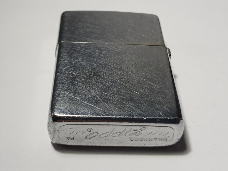 1975 Vintage Zippo Lighter US Marines Bulldog WW2 Korea Vietnam Era ...