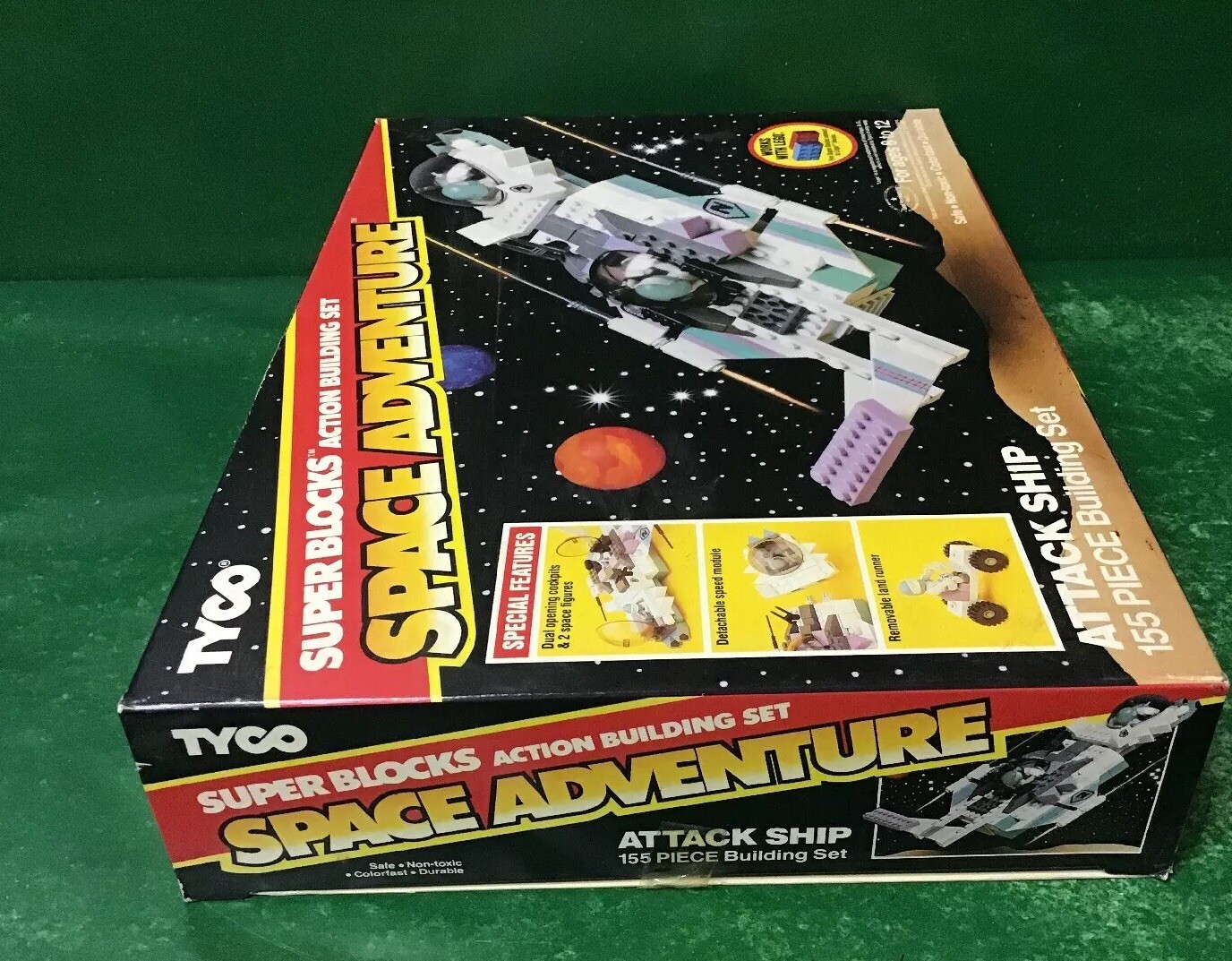 1989 Super Blocks SPACE ADVENTURE : “ATTACK SHIP” NIB By TYCO | eBay