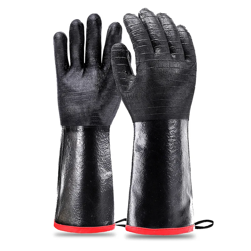 Welding Gloves Heat Resistant 14/17'' BBQ/Oven/MIG/TIG Welder Welder ...