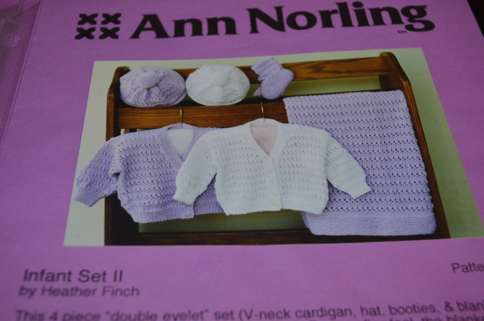 Ann Norling Knitting Pattern Infant Set II | eBay