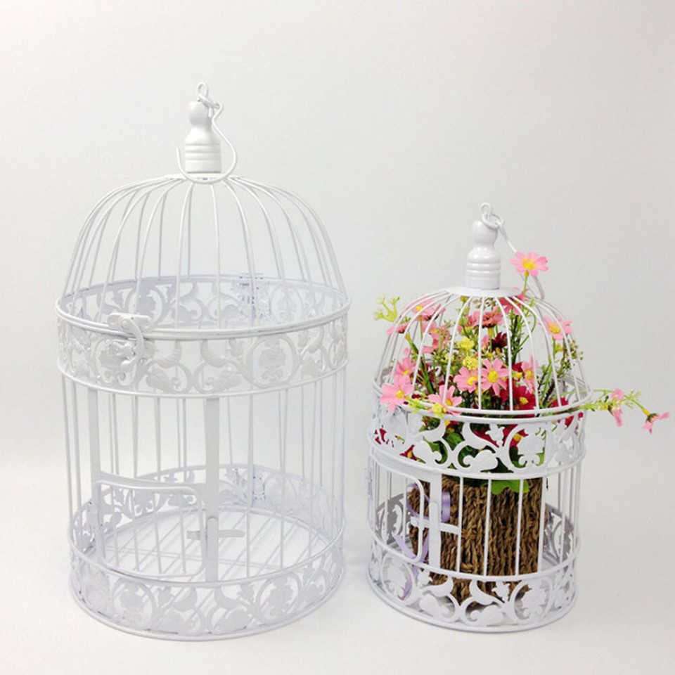Wedding Bird Cage Decor Table Centerpiece Chic Birdcage Greeting Card ...