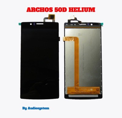 DISPLAY LCD+ TOUCH SCREEN PER ARCHOS 50D HELIUM NERO VETRO SCHERMO ...