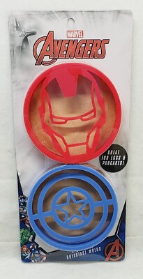 Marvel Avengers 2 Silicone Breakfast Molds/New | eBay