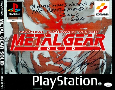 David Hayter Signed 11x14 Metal Gear Solid Photo Solid Snake Autograph ...