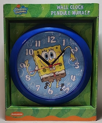 Spongebob SquarePants Character 10" Round Wall Clock -Brand new in ...