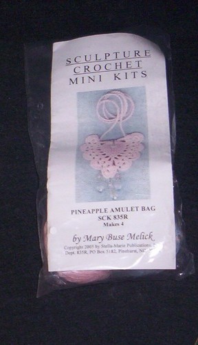 Sculpture Crochet Mini Kit PINEAPPLE AMULET BAG Mary Buse Melick Makes ...