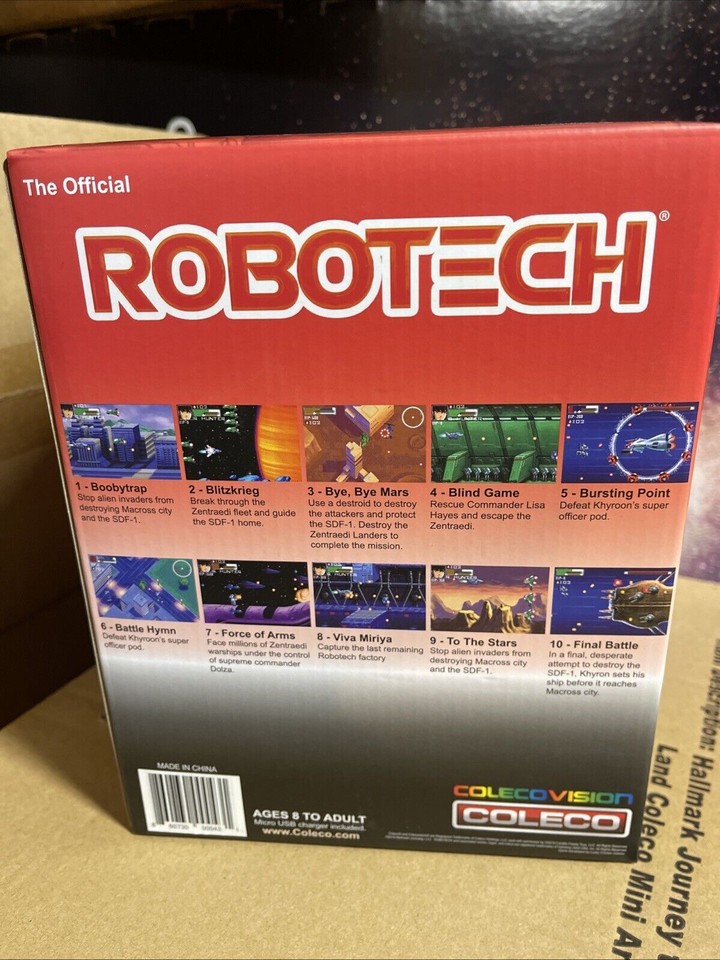 Gold - Numbered Robotech Coleco Mini Arcade Game -LIMITED ED GOLD 8 Of ...