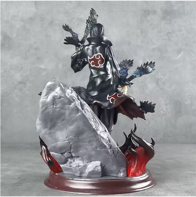28cm Popular Naruto Anime Model Uchiha Itachi Statue Toy Home Decor ...
