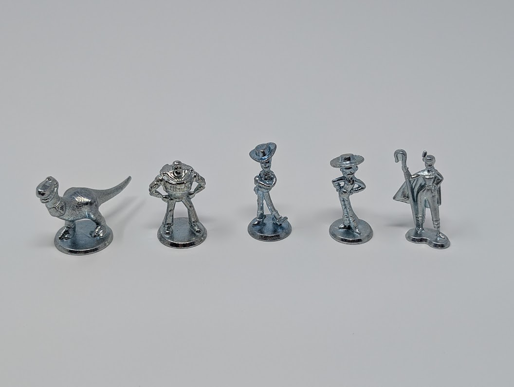 MONOPOLY: TOY STORY - REPLACEMENT PARTS - GAME PIECES / PLAYER TOKENS ...