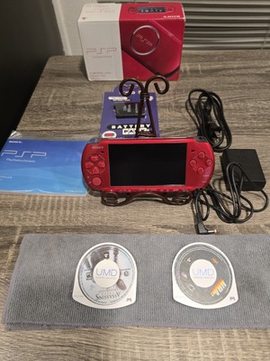 Sony PSP-3000 Launch Edition Radiant Red Handheld System - CIB -Read ...