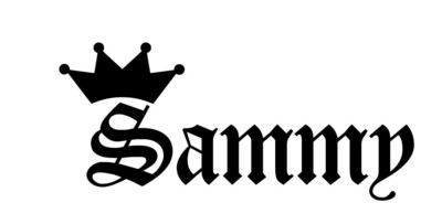 Sammy Vinyl Sticker Decal Crown Name Old English - Choose Size & Color ...